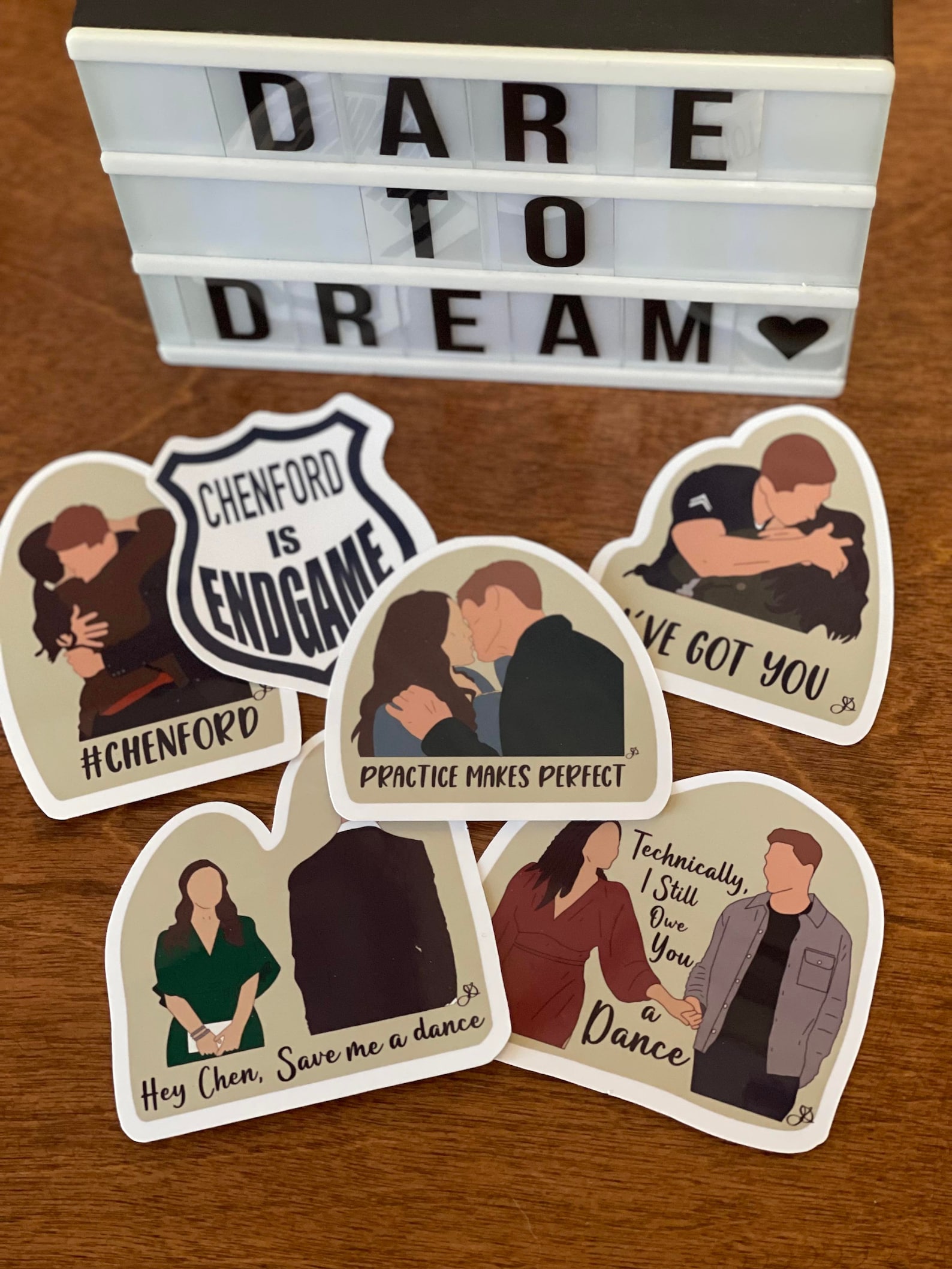 The Rookie Stickers - Couples Collections - Etsy
