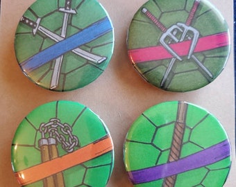 Teenage Mutant Ninja Turtles LEONARDO Vintage Enamel Pin Lapel - Etsy