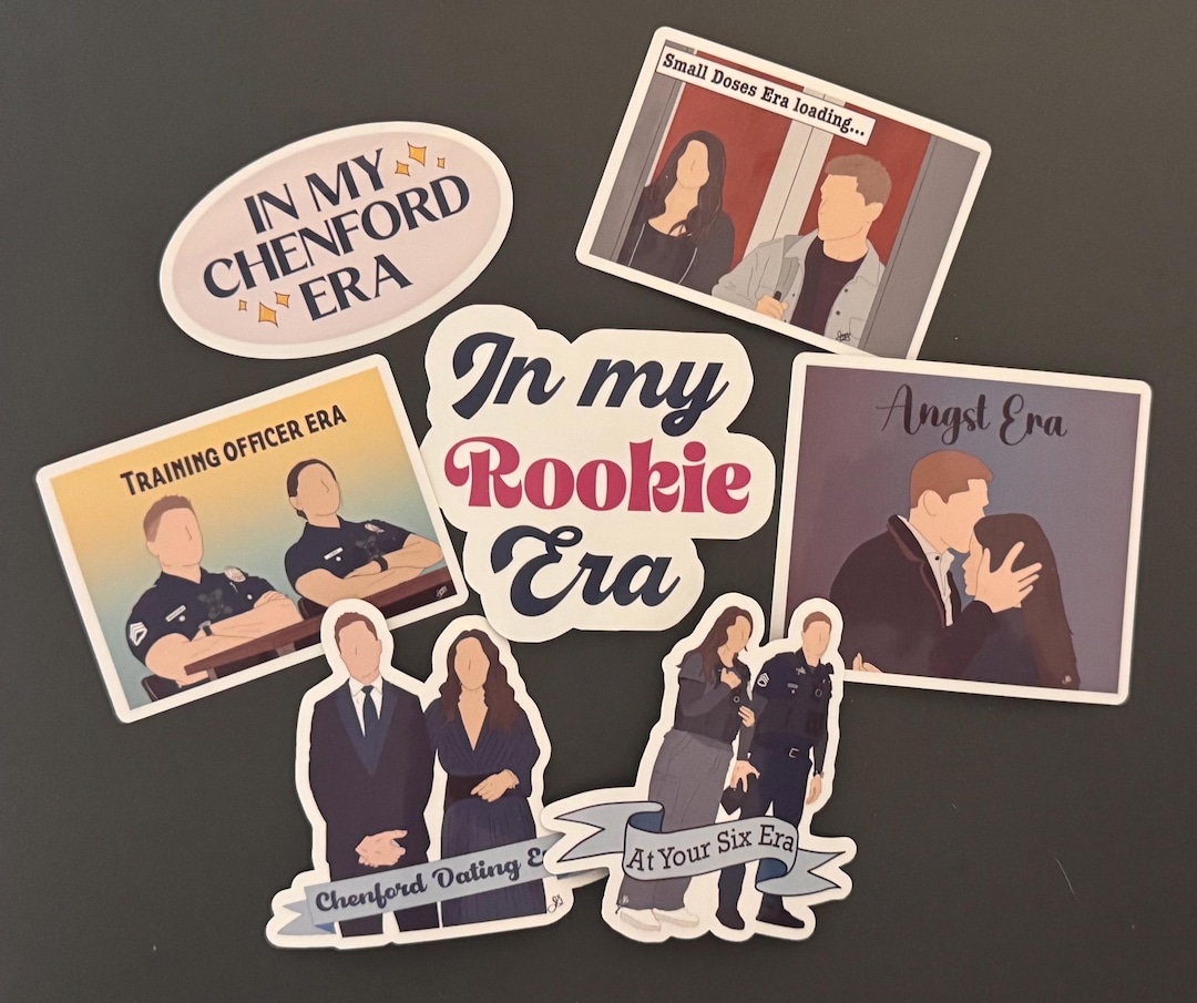 The Rookie Stickers - Eras, Chenford, Dating, Angst, Training Officers ...