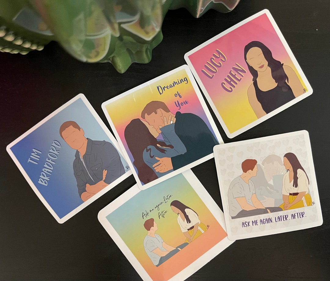 The Rookie Stickers Chenford Romance Collection Tim Bradford, Lucy Chen ...