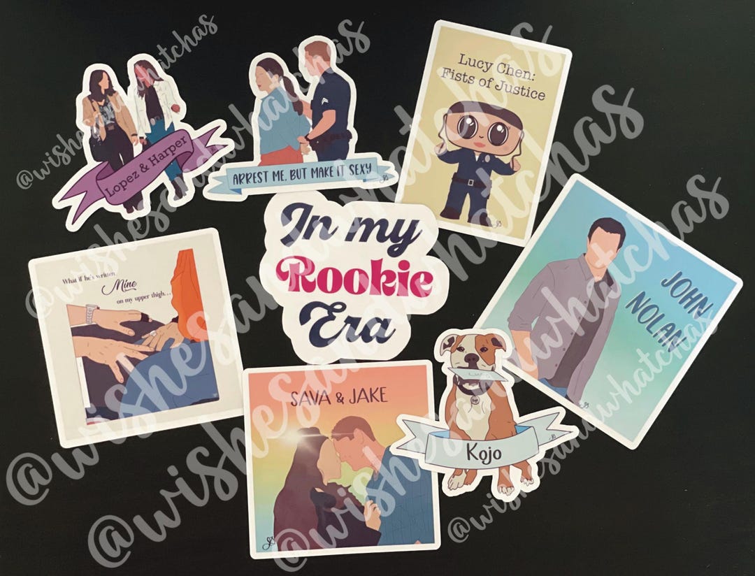 The Rookie Stickers - Specials - Etsy