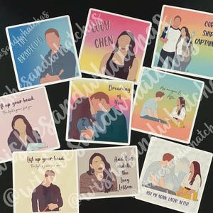The Rookie Stickers - Chenford Romance Collection - Tim Bradford, Lucy ...