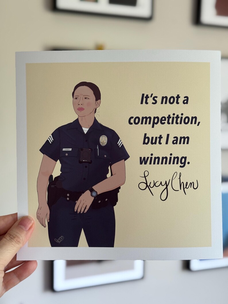 The Rookie Inspired Art Prints: Signature Series, LAPD Characters - Etsy