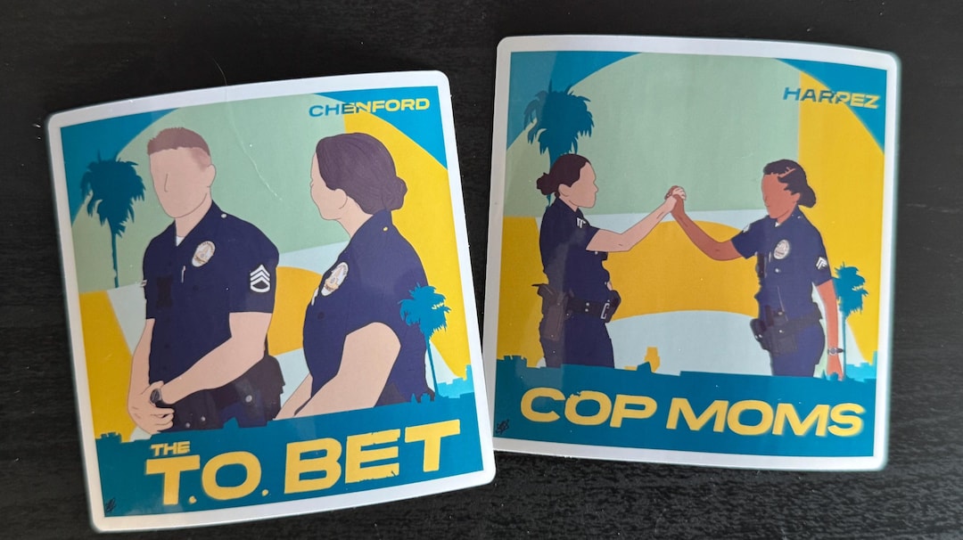 The Rookie Stickers Season 7 Chenford, Wopez, Training Officers ...
