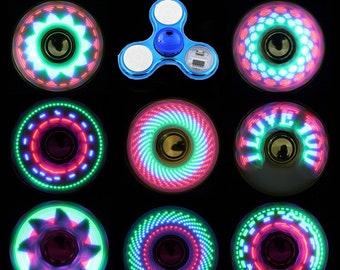 Fidget Spinner Led - Etsy
