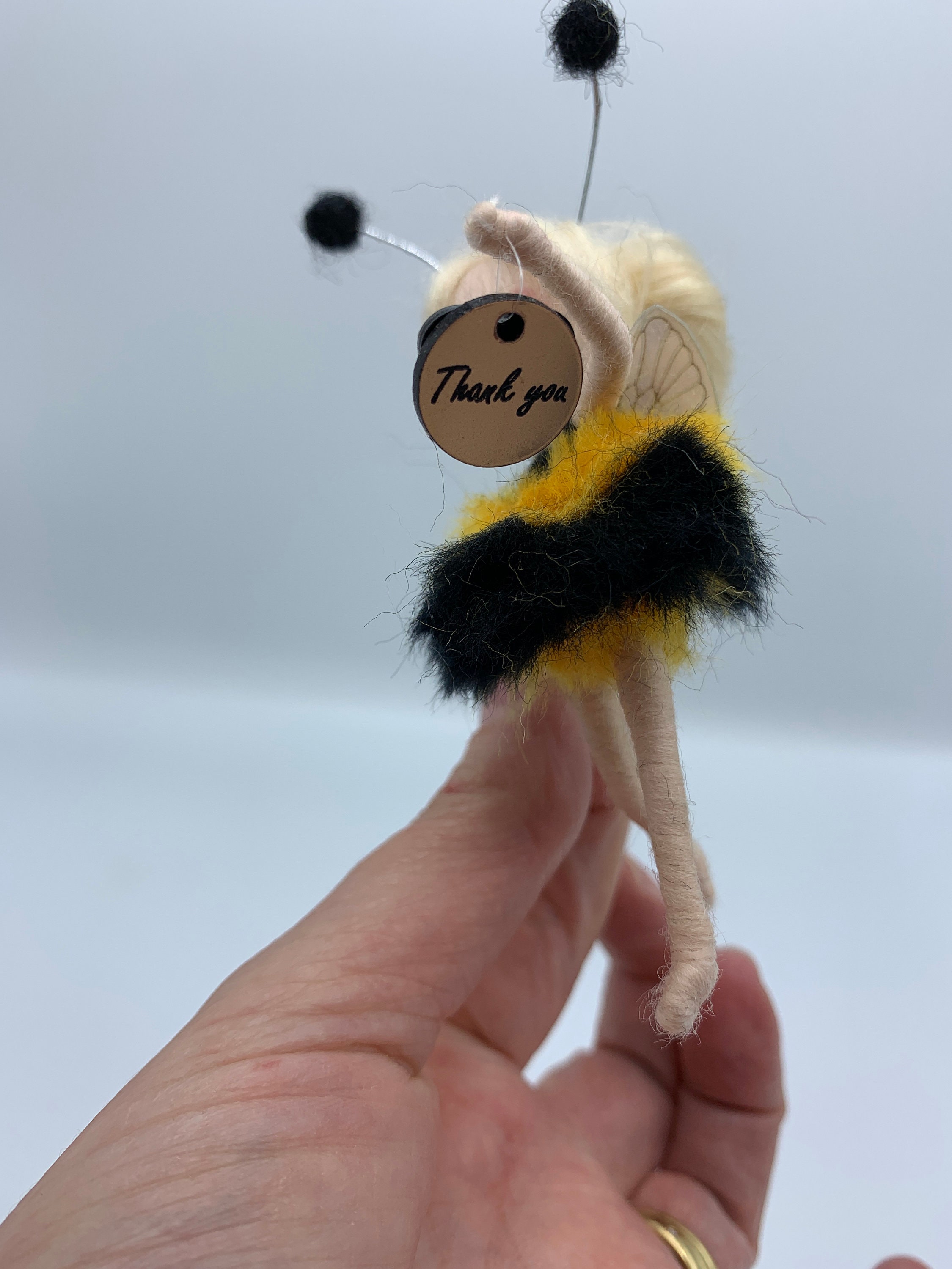 Thank You Gift Needle Felted Fairy Bumble Bee Felt Beautiful - Etsy
