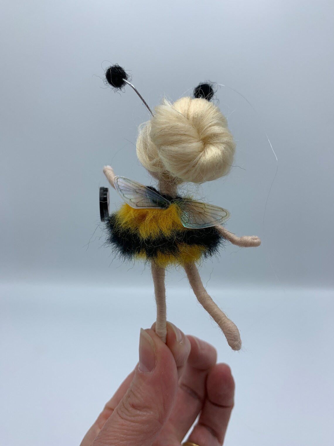 Thank You Gift Needle Felted Fairy Bumble Bee Felt Beautiful - Etsy