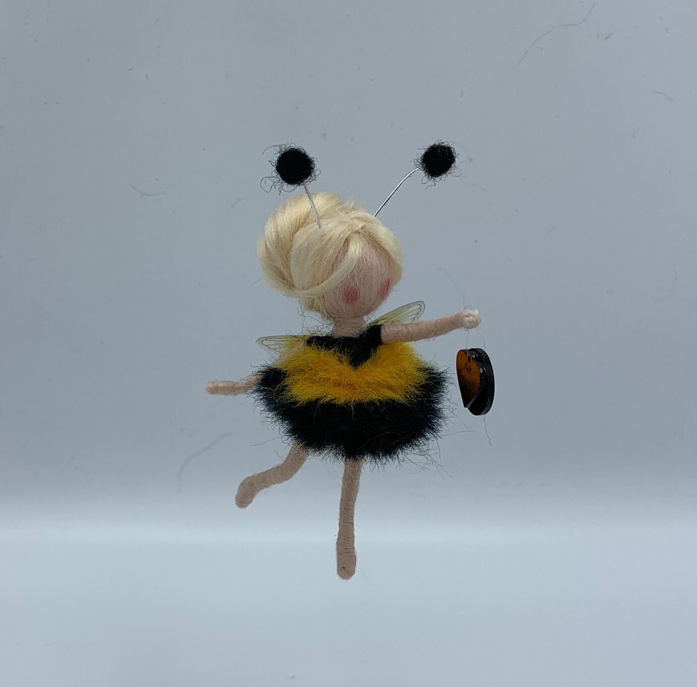Thank You Gift Needle Felted Fairy Bumble Bee Felt Beautiful - Etsy