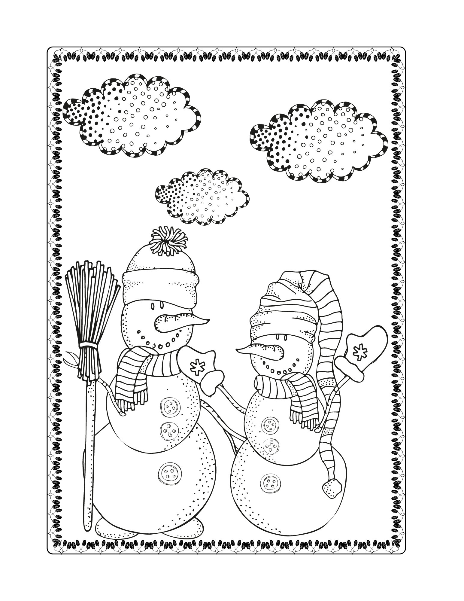 Christmas Coloring Book/pages for Kids and Adults! - Cute and Funny ...