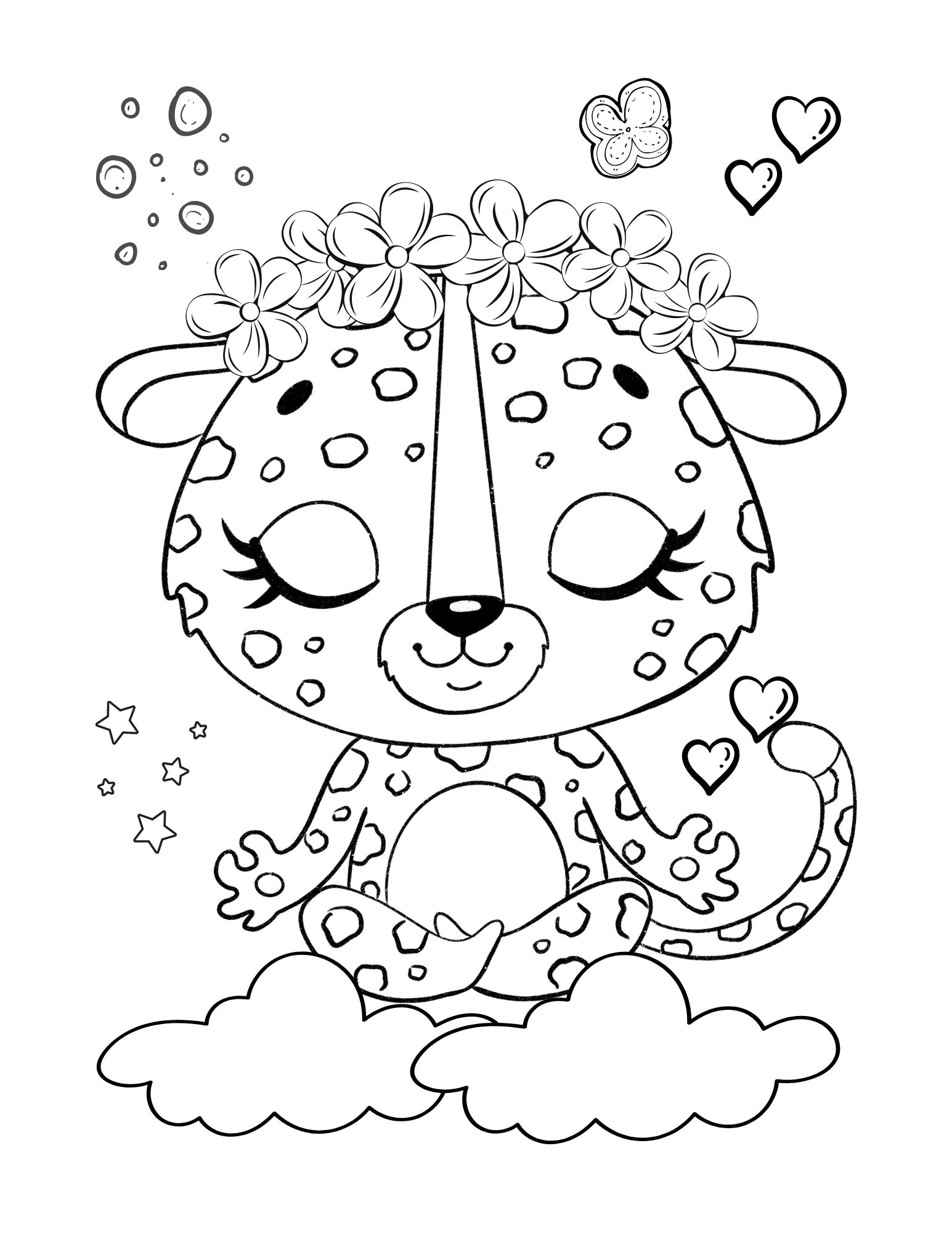 Yoga Animals Coloring Pages, Meditation Animals Coloring, Chakras, Kids ...