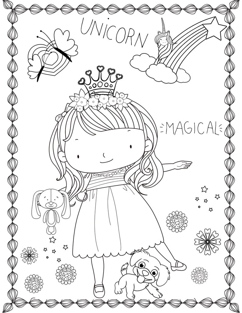 Coloring Book for Kids – Happy Kids, 20 PDF Printable Kids Coloring ...