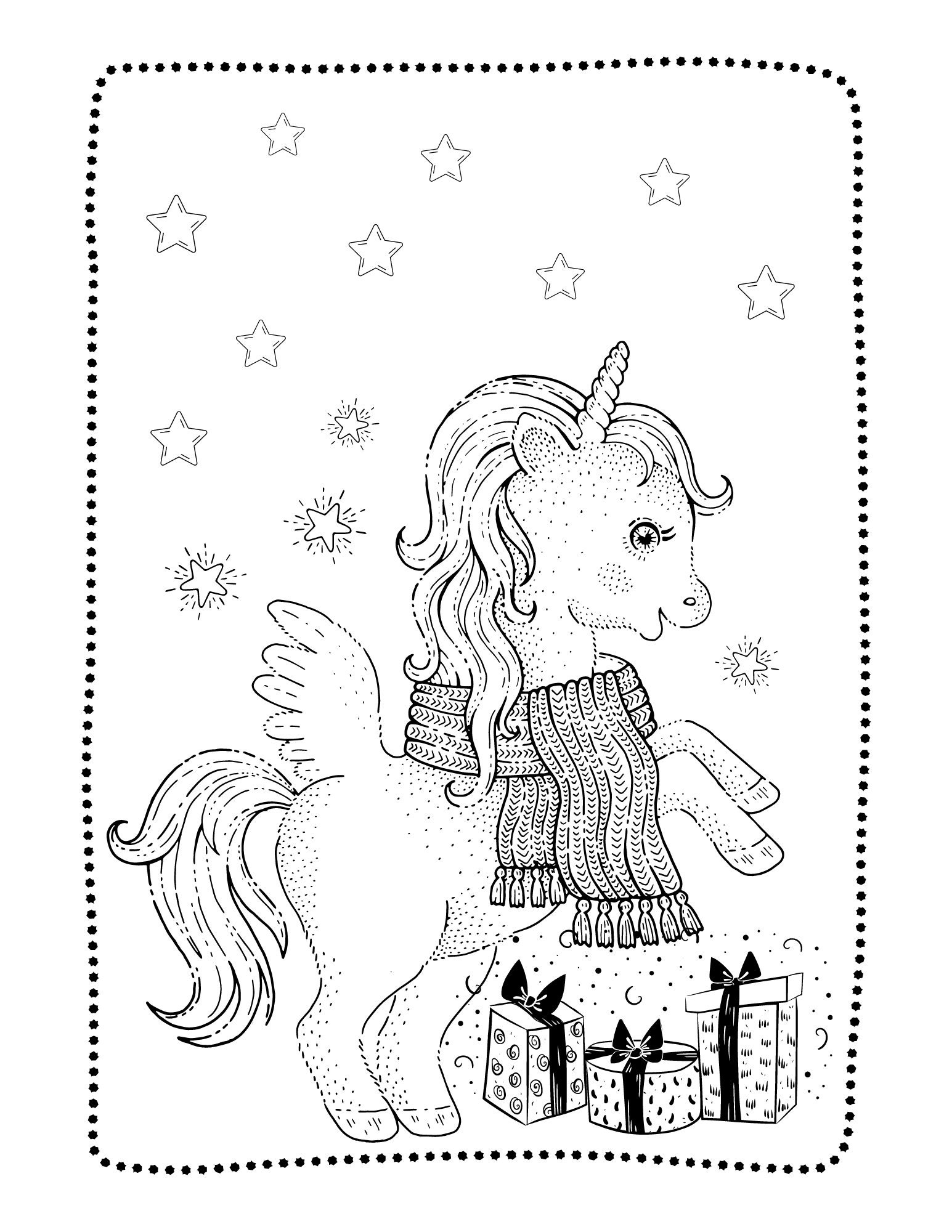 Christmas Coloring Pages for Kids, Boys, Girls, Teens and Adults ...