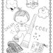 Coloring Book for Kids Happy Kids, 20 PDF Printable Kids Coloring Pages ...
