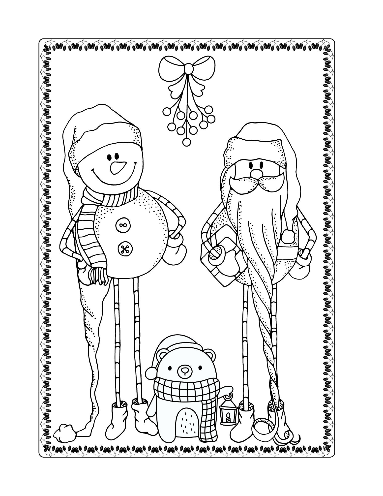 Christmas Coloring Book/pages for Kids and Adults! - Cute and Funny ...