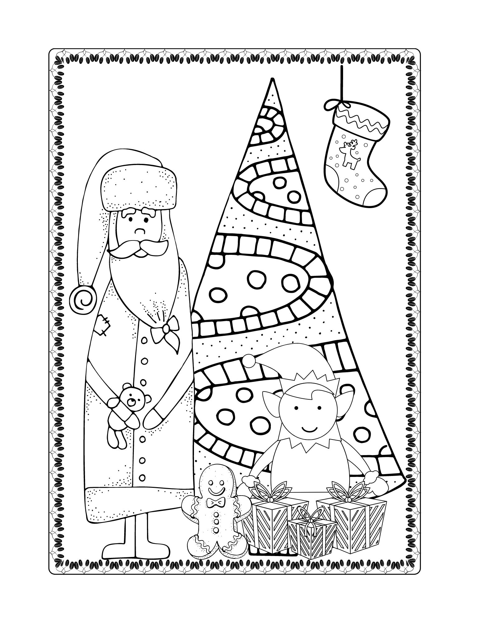 Christmas Coloring Book/pages for Kids and Adults! - Cute and Funny ...
