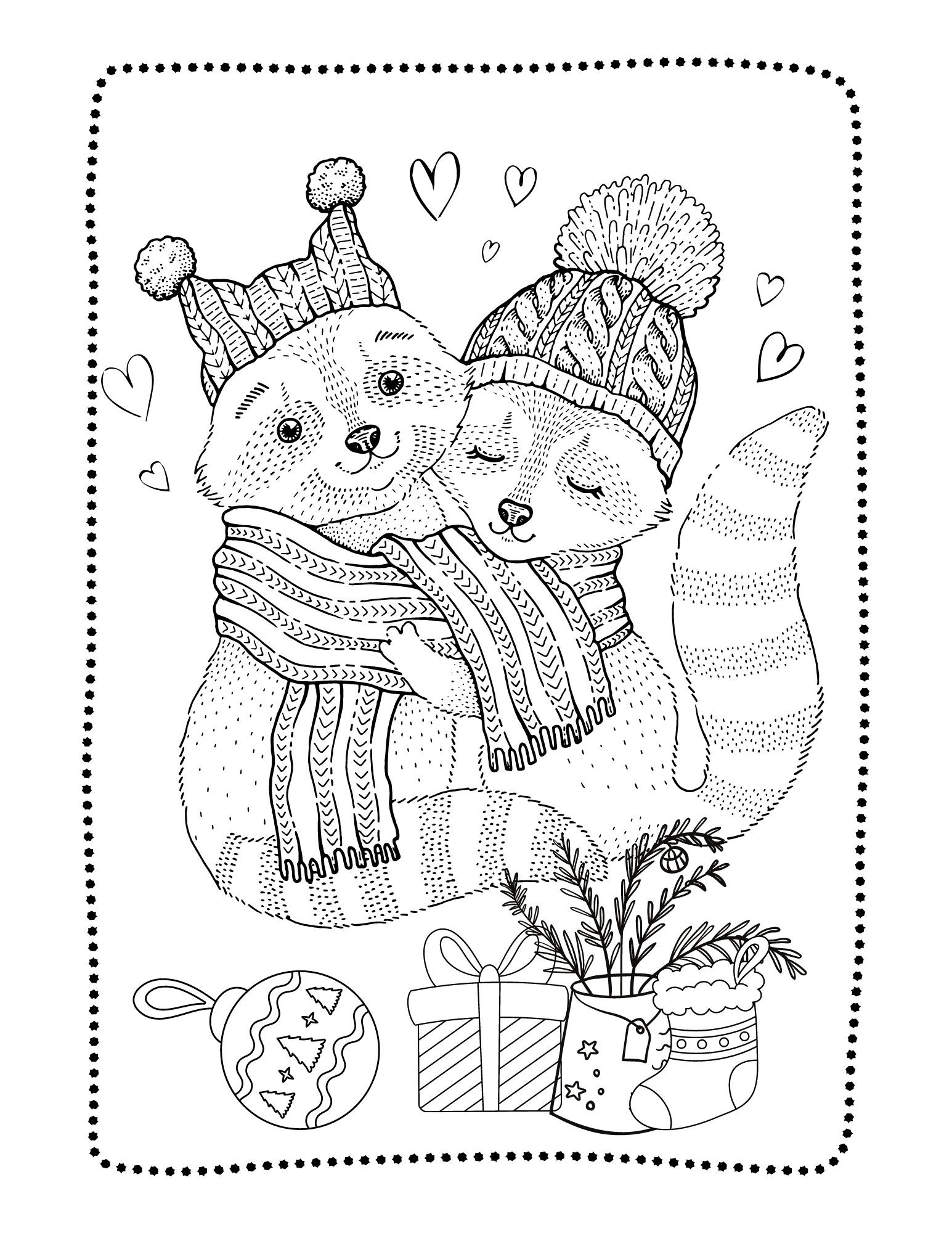 Christmas Coloring Pages for Kids, Boys, Girls, Teens and Adults ...
