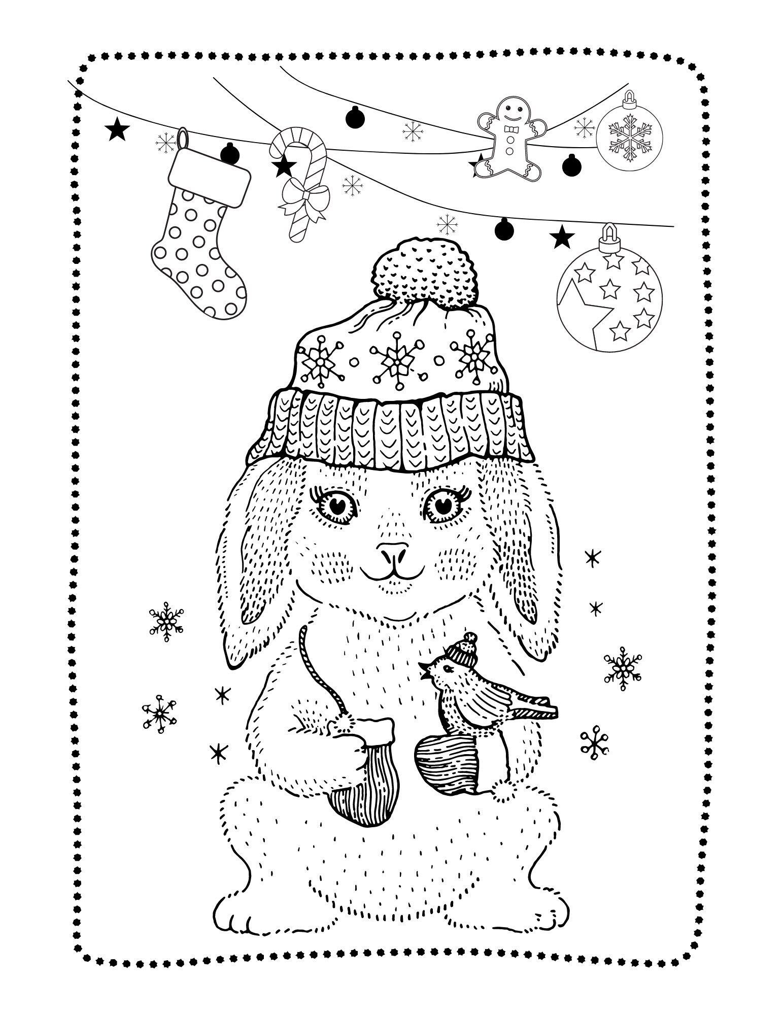 Christmas Coloring Pages for Kids, Boys, Girls, Teens and Adults ...