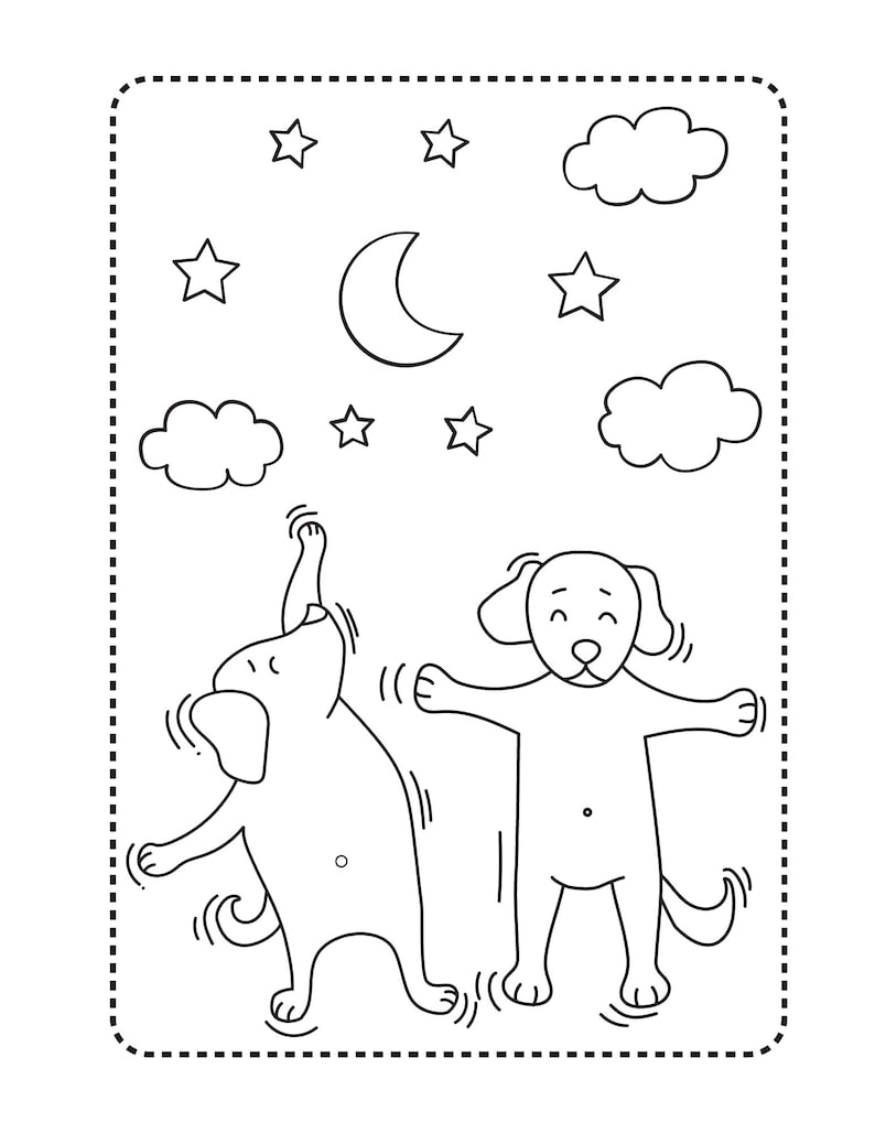 Yoga Kids and Animals Coloring Pages, Meditation Coloring, Chakras ...
