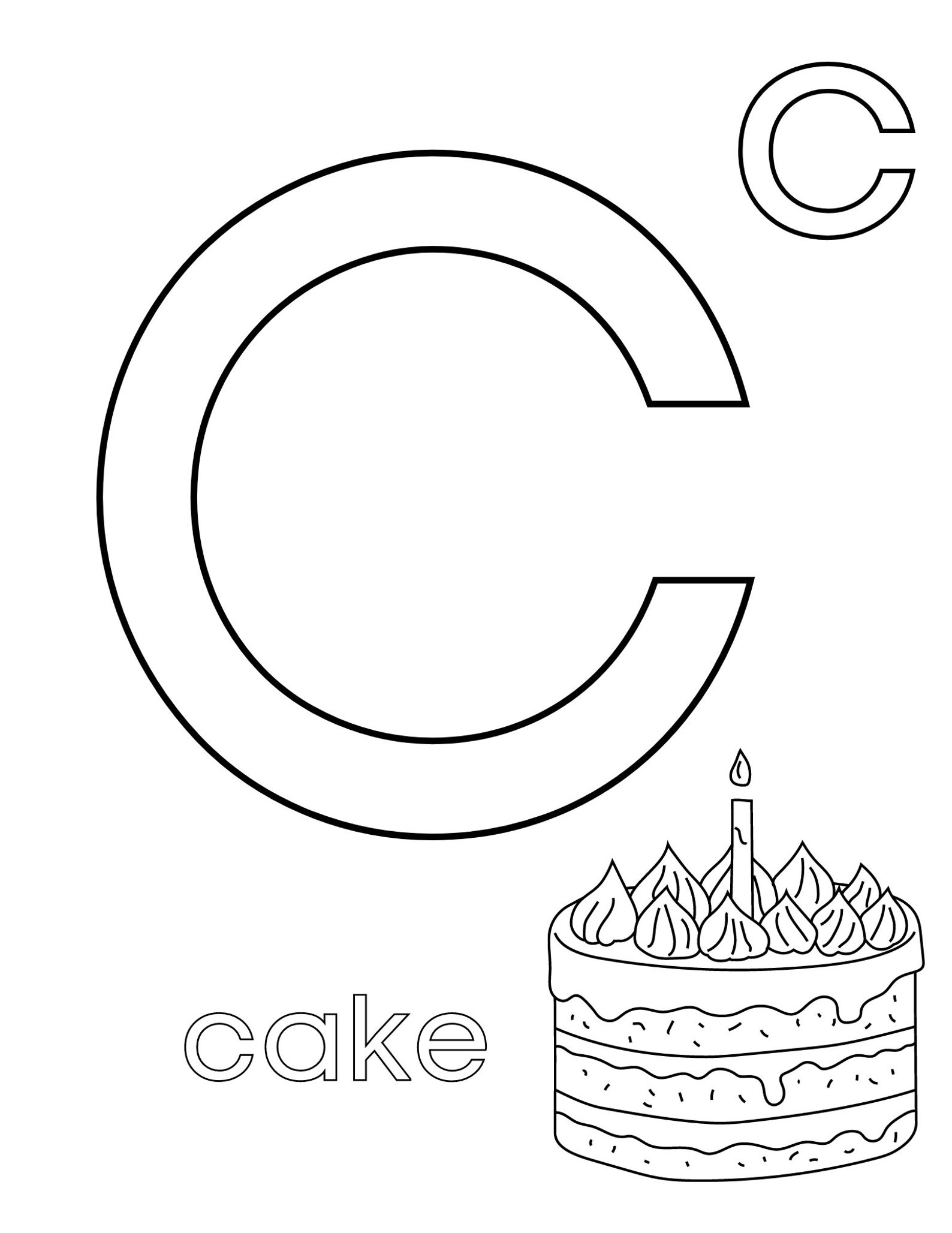 Children’s Digital Alphabet Coloring Book - Etsy
