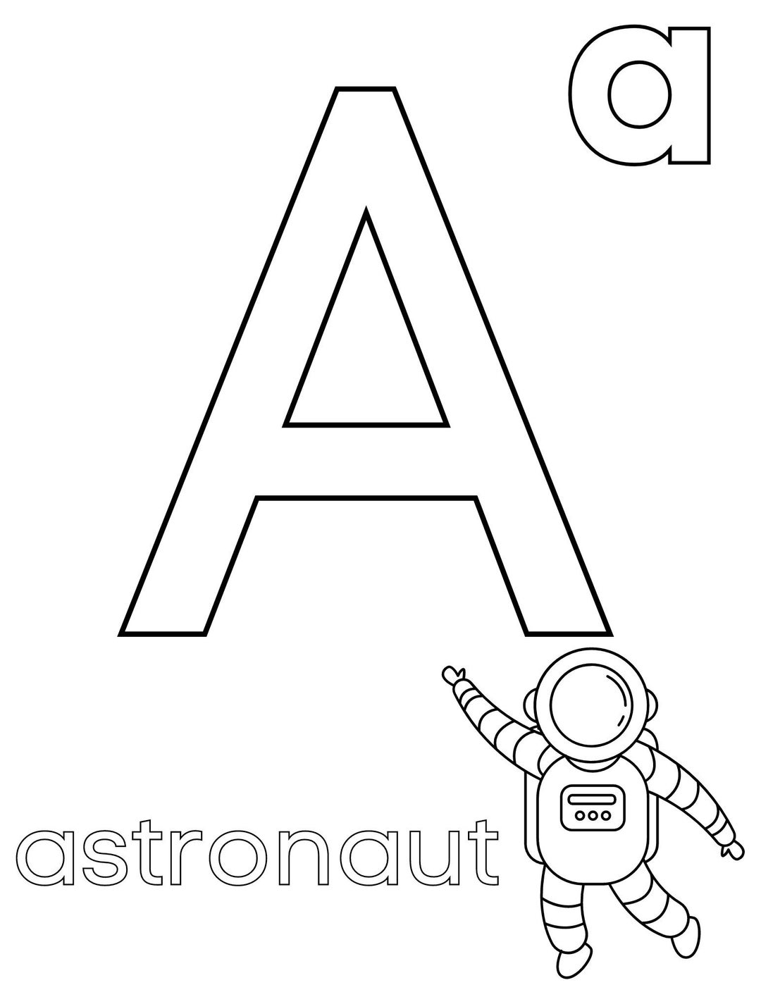 Children’s Digital Alphabet Coloring Book - Etsy