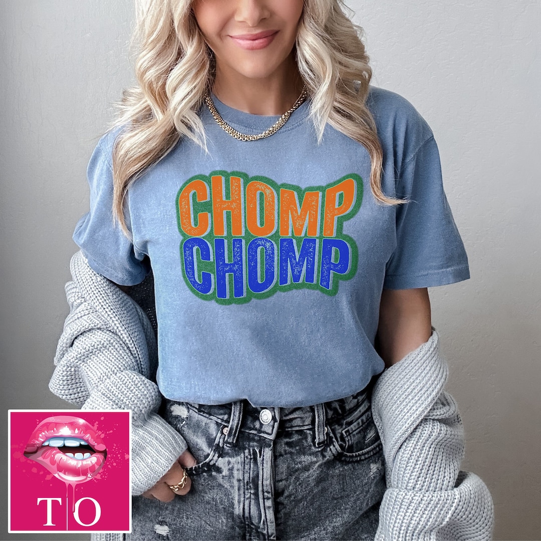College Game Day CHOMP Tee in New Comfort Colors for That Oversized ...