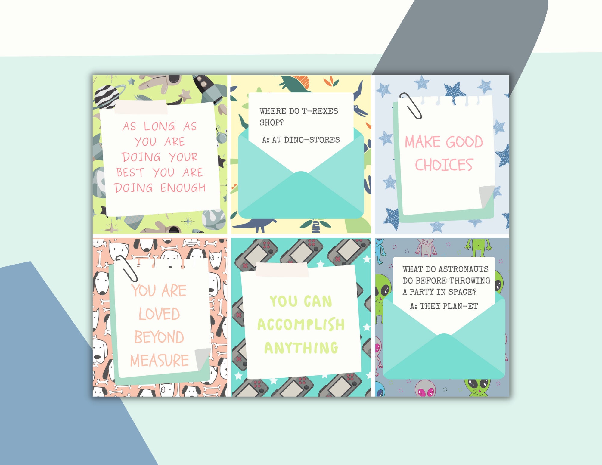 114 Printable Lunch Box Notes for Kids | Fun & Encouraging Notes for ...