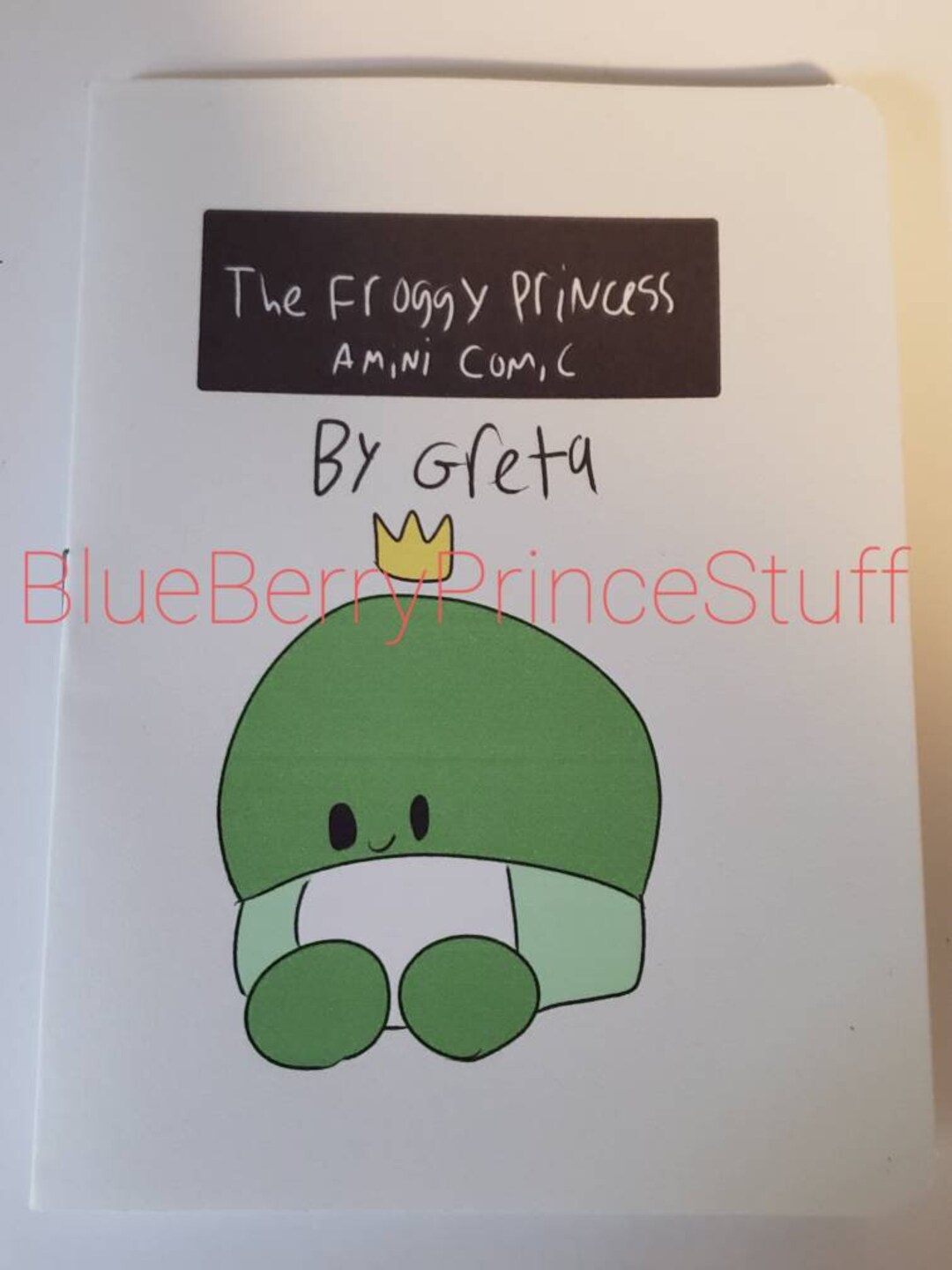 The Froggy Princess a Mini Comic Zine - Etsy