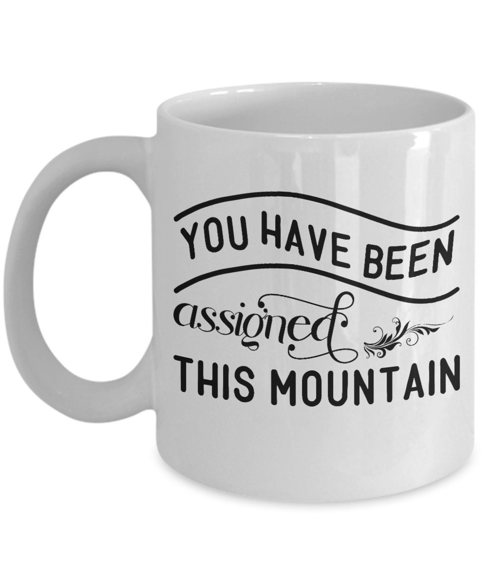 Inspirational Motivational Quote Print Mug, Positive Encouragement Life ...