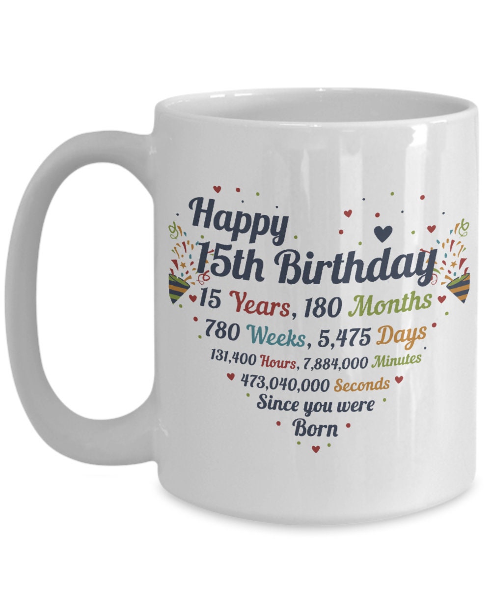 15th Birthday Gift for Boys, 15th Birthday Gift for Girls, Birthday ...