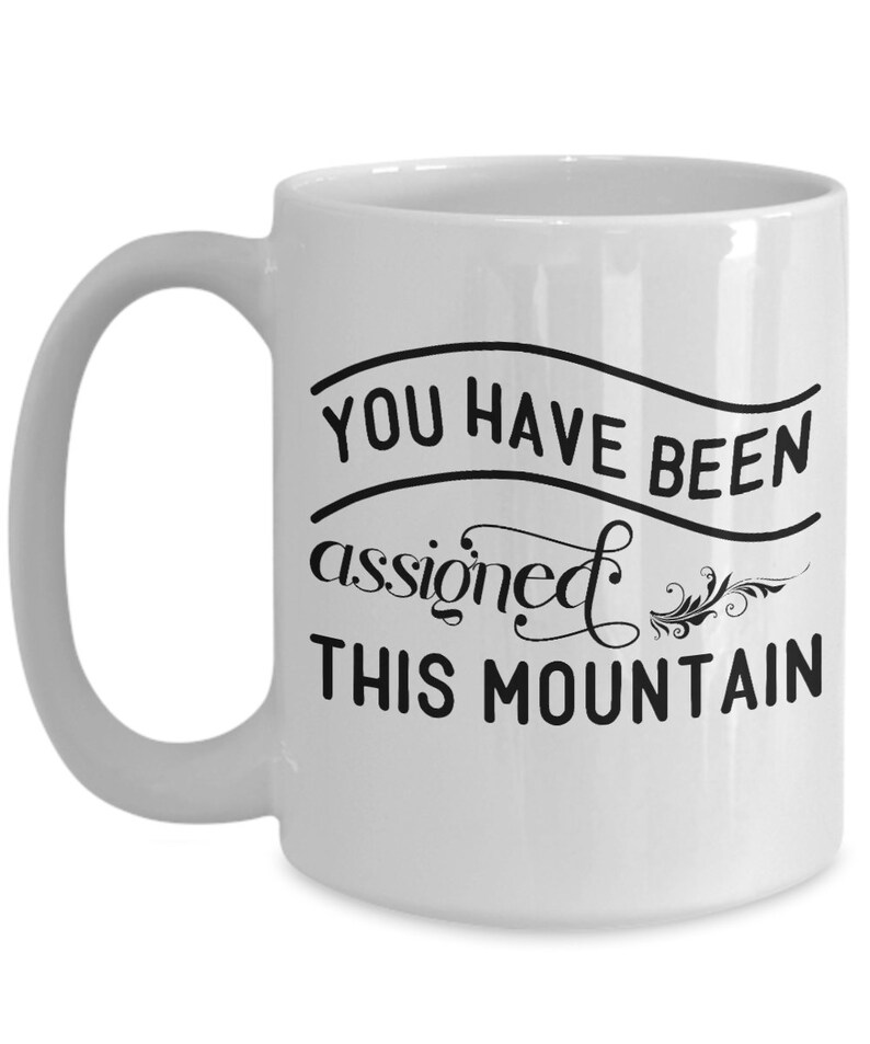 Inspirational Motivational Quote Print Mug, Positive Encouragement Life ...