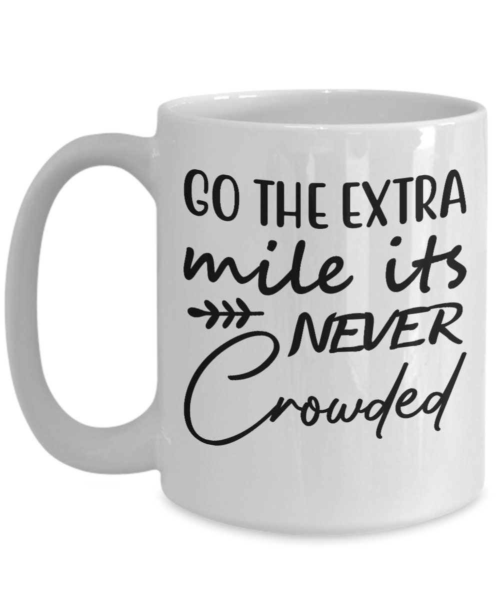 Inspirational Motivational Quote Print Mug, Positive Encouragement Life ...