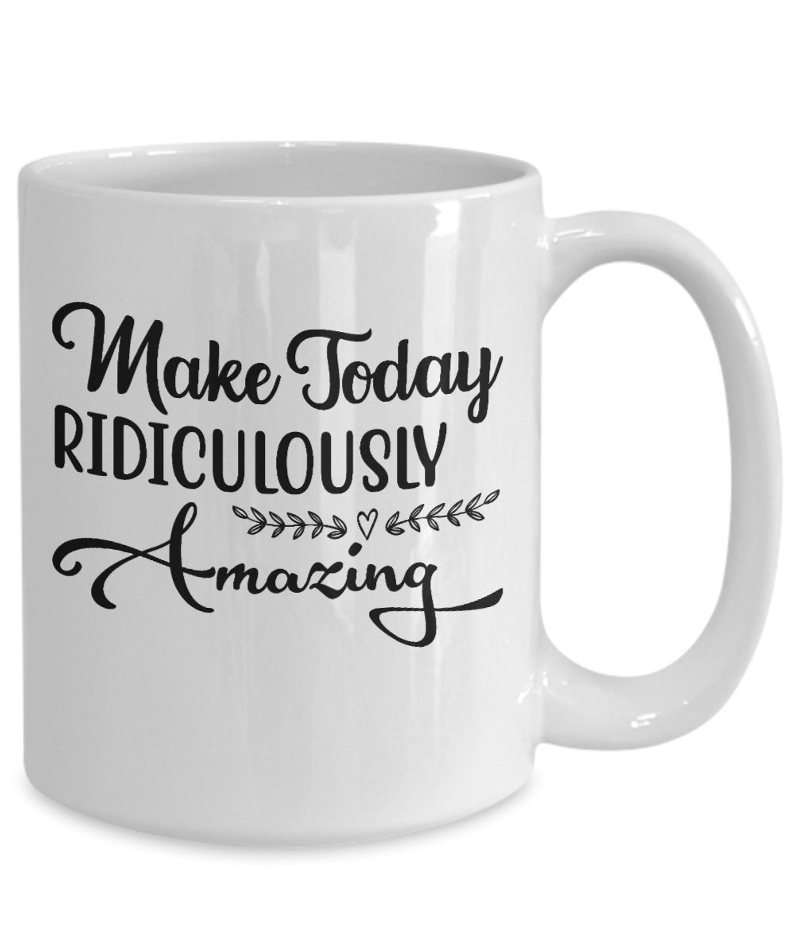 Inspirational Motivational Quote Print Mug, Positive Encouragement Life ...