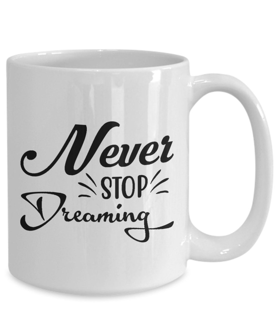 Inspirational Motivational Quote Print Mug, Positive Encouragement Life ...