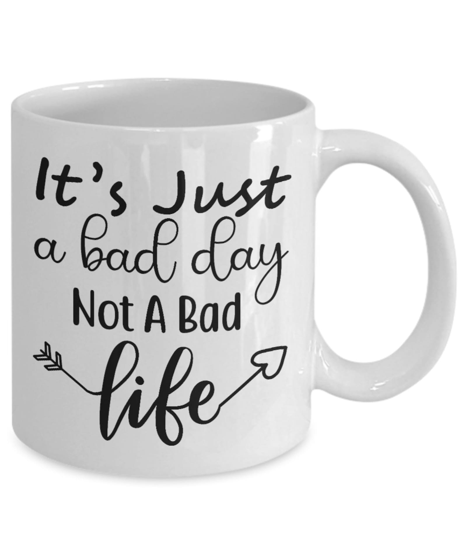 Inspirational Motivational Quote Print Mug, Positive Encouragement Life ...