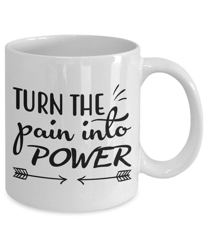 Inspirational Motivational Quote Print Mug, Positive Encouragement Life ...