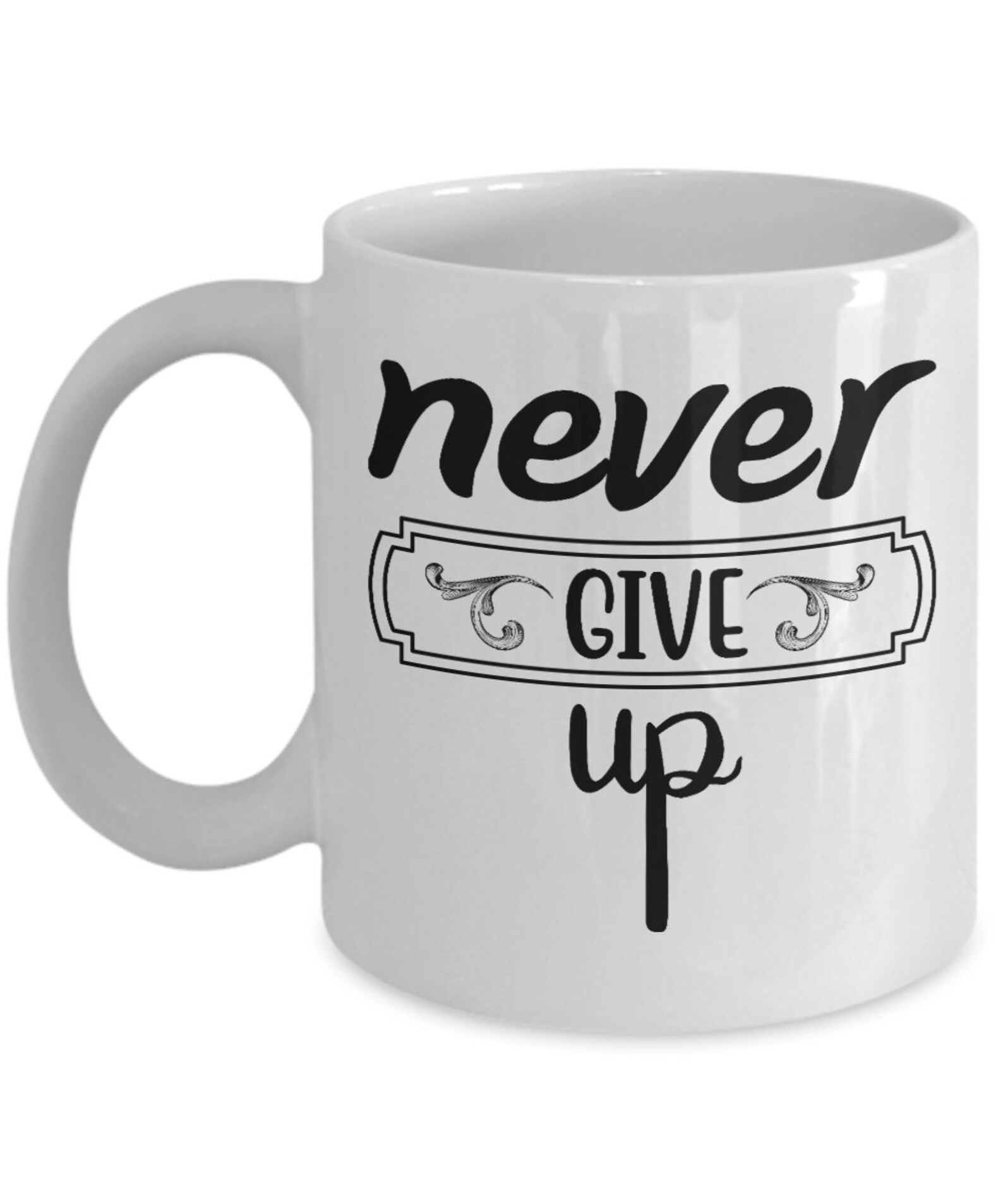 Inspirational Motivational Quote Print Mug, Positive Encouragement Life ...