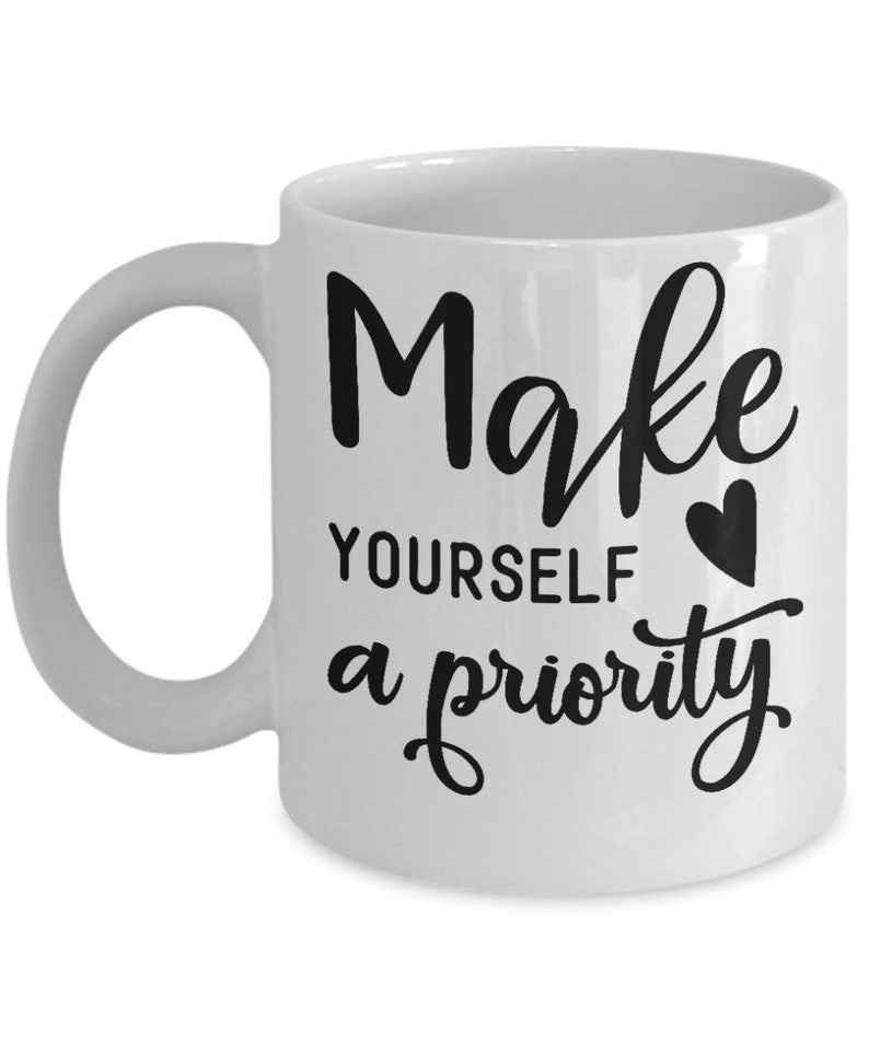 Inspirational Motivational Quote Print Mug, Positive Encouragement Life ...