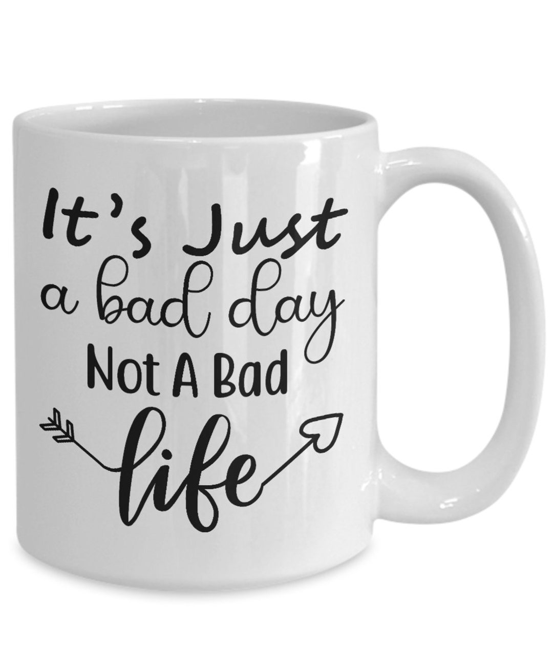 Inspirational Motivational Quote Print Mug, Positive Encouragement Life ...