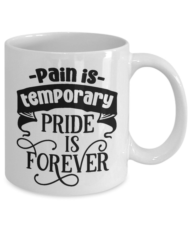 Inspirational Motivational Quote Print Mug, Positive Encouragement Life ...