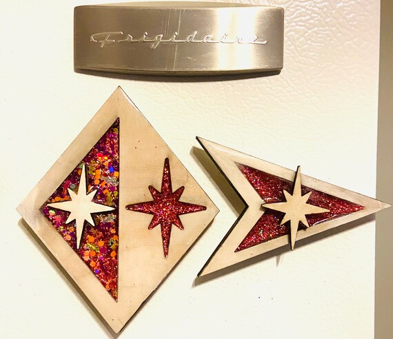 Atomic Magnets Retro Kitchen Midcentury MCM Decor Vintage - Etsy