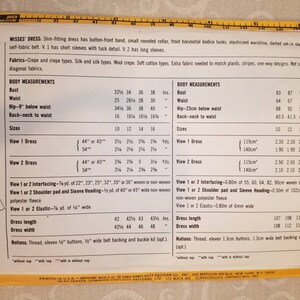 Simplicity 9705 Vintage Sewing Pattern for Misses' Dress - Copyright ...