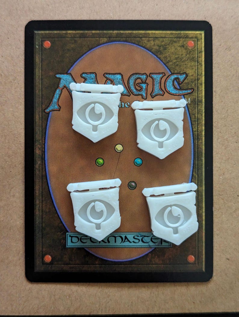 3D Printed MTG Ability Counters - Set of 4 - Etsy