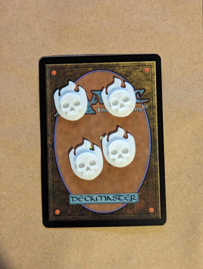 3D Printed MTG Ability Counters - Set of 4 - Etsy
