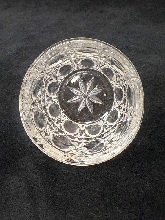 Vintage Anna Hutte Lead Crystal Pear Jewelry Box - Gem