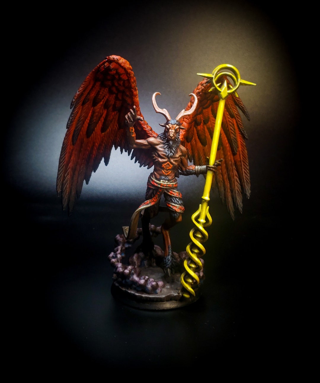 Hand Painted Baphomet Dungeons and Dragons D&D Dnd - Etsy