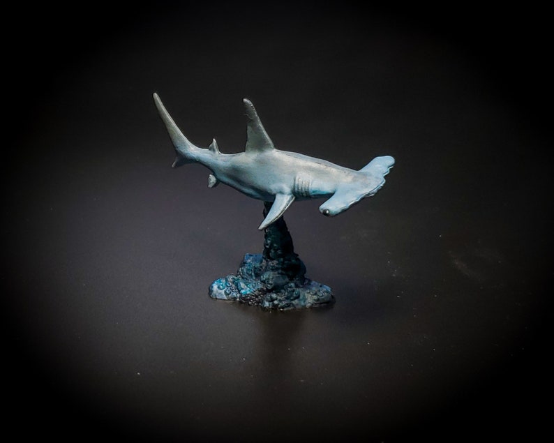 Hand Painted Hammerhead Shark Dungeons and Dragons D&D Dnd Mini - Etsy
