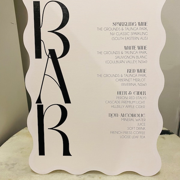 Welcome Sign Printable, Wavy Wedding Sign, Engagement Party, Wedding ...