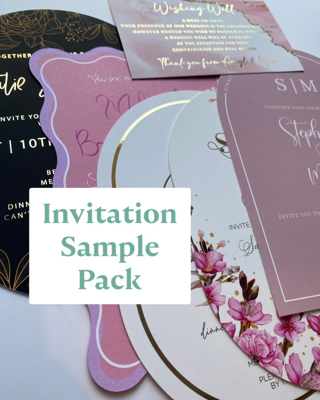 Wedding Invitation Sample Pack - Etsy