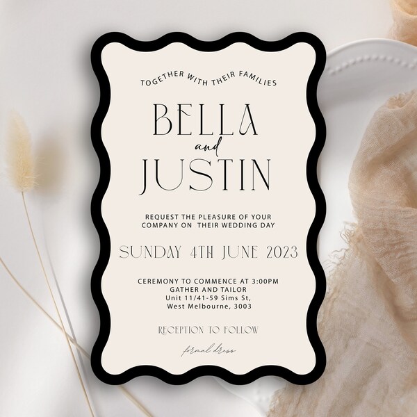 Wedding Invitation - Etsy Australia