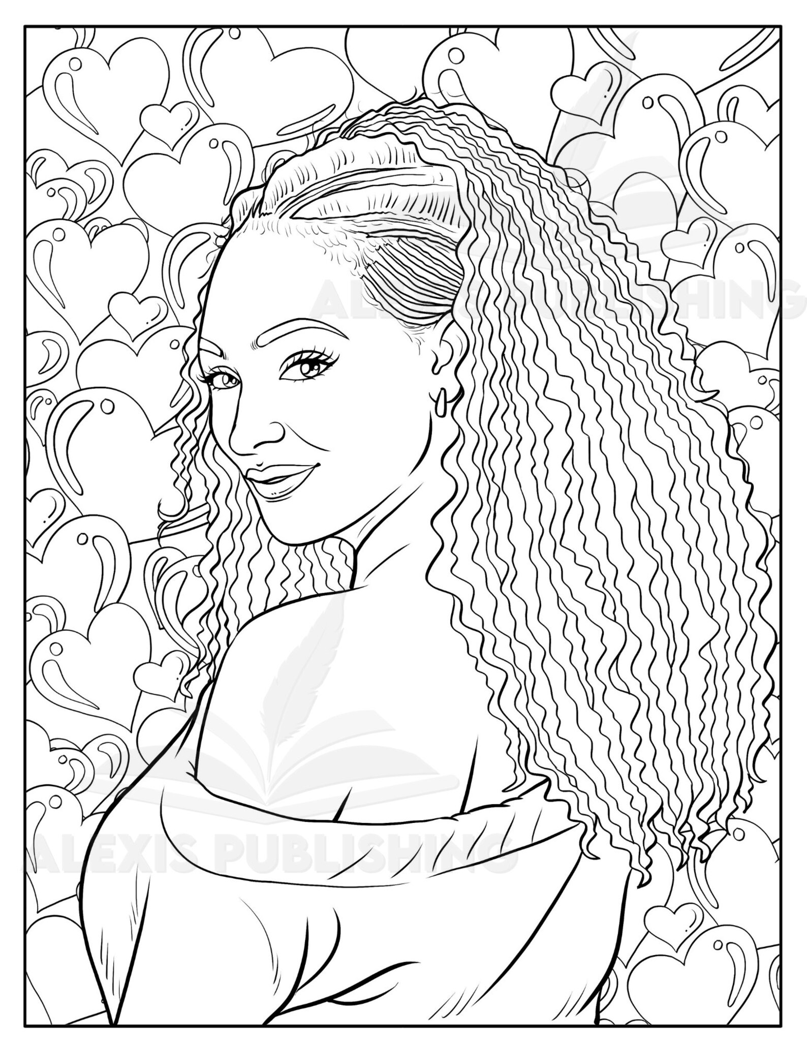 Black Women: Coloring Book 10 Melanin Girl Illustrations - Etsy